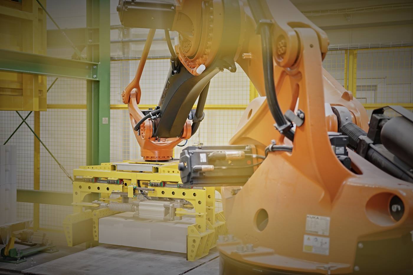 KUKA palletizer improves concrete production | KUKA AG