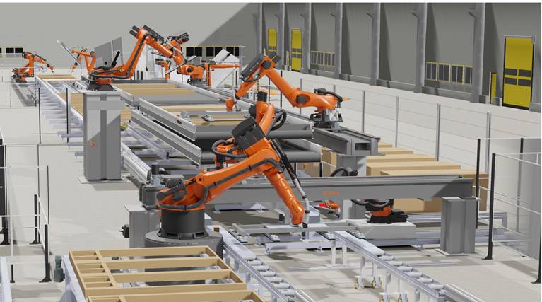 Automated modular house building | KUKA AG