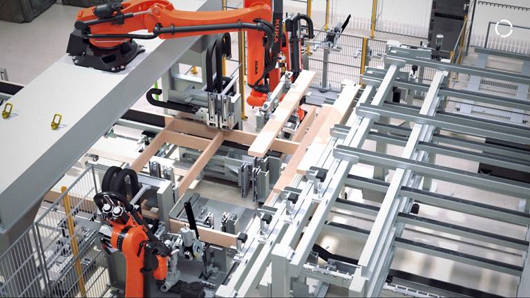 Automated modular house building | KUKA