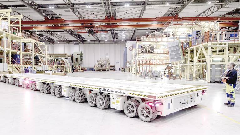 Autonomous mobile robotics (AMR) in logistics and production | KUKA in Malaysia