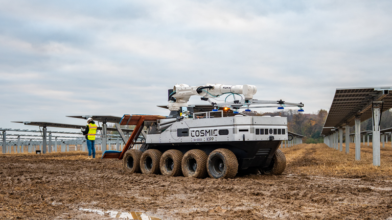 Robotic Automation for Utility-Scale Solar Installation | KUKA Global