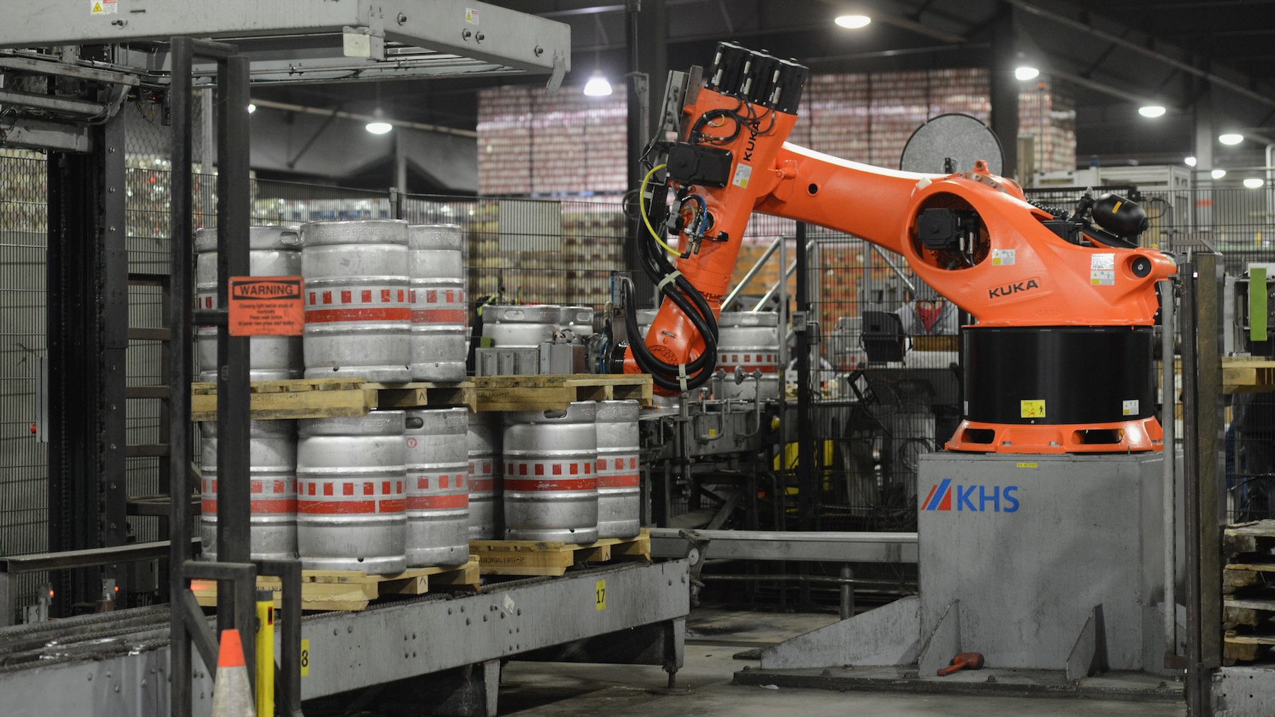 New Automation Keeps Kegs Moving at America’s Oldest Brewery | KUKA AG