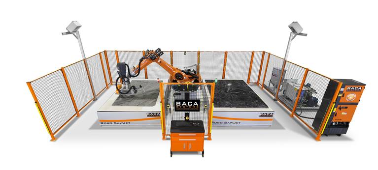 Innovative solutions in the stone cutting industry: 100 robots for BACA Systems in North America ...