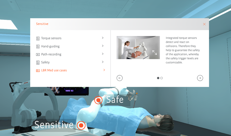 The innovative 3D virtual showroom from KUKA Medical Robotics | KUKA AG