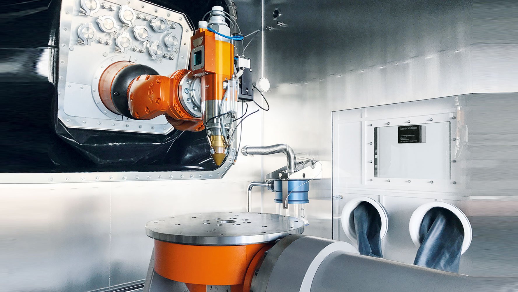 Lasercladden met KUKA industriële robotarmen | KUKA AG