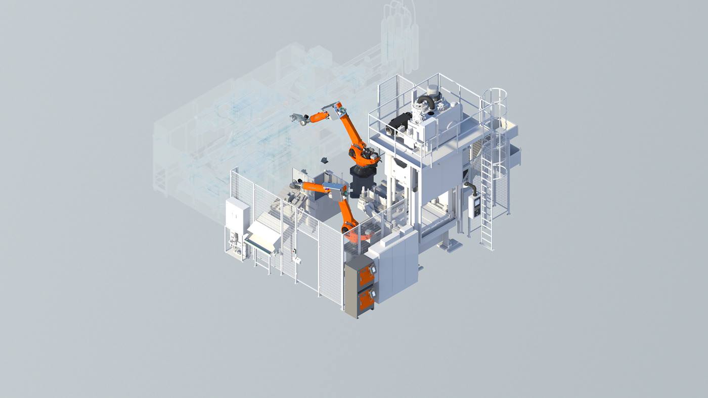 Die flexible Druckgießzelle KUKA cell4_die-casting - KUKA AG