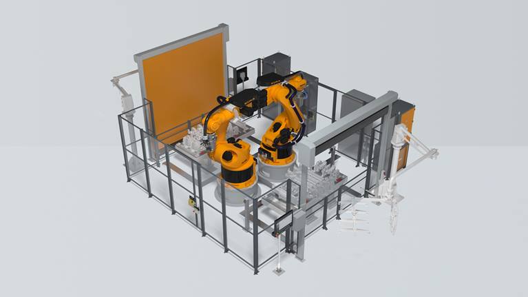 KUKA cell4_FSW: friction stir welding cell | KUKA AG