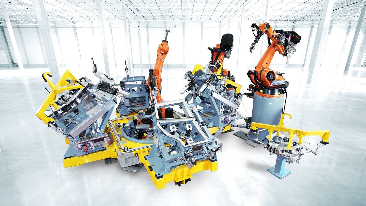 Plant systems for transport of components | KUKA AG